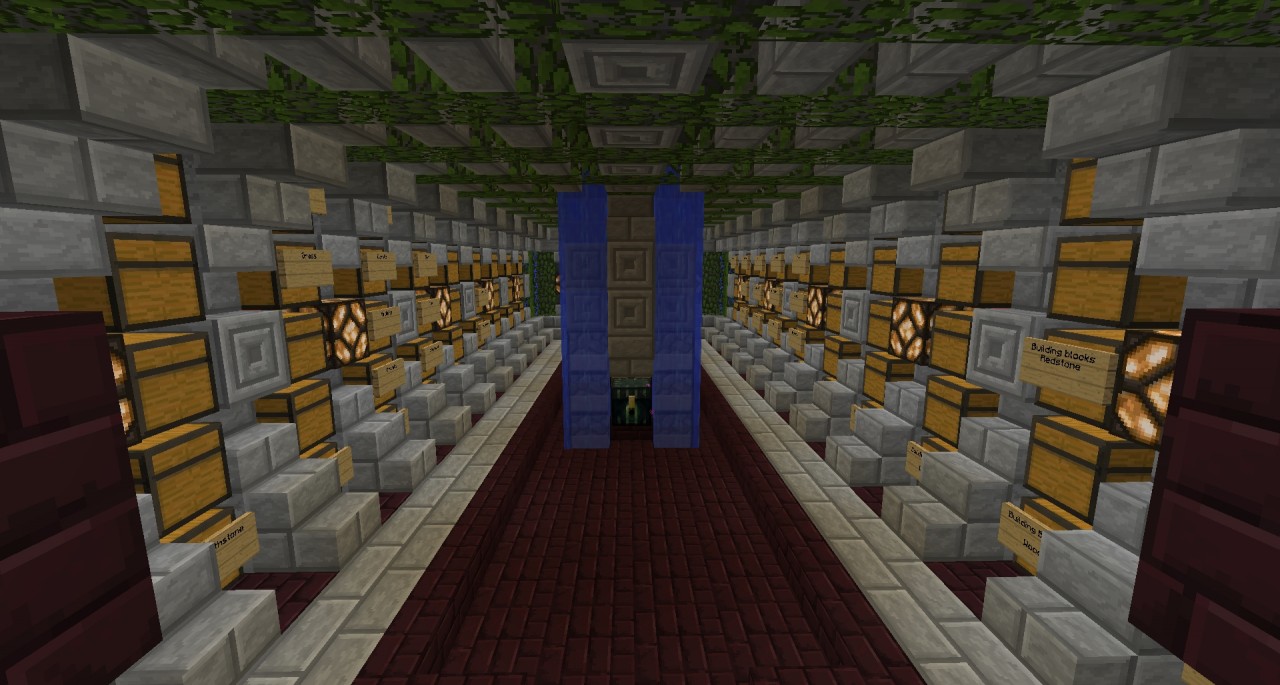 Storage room design Minecraft Map