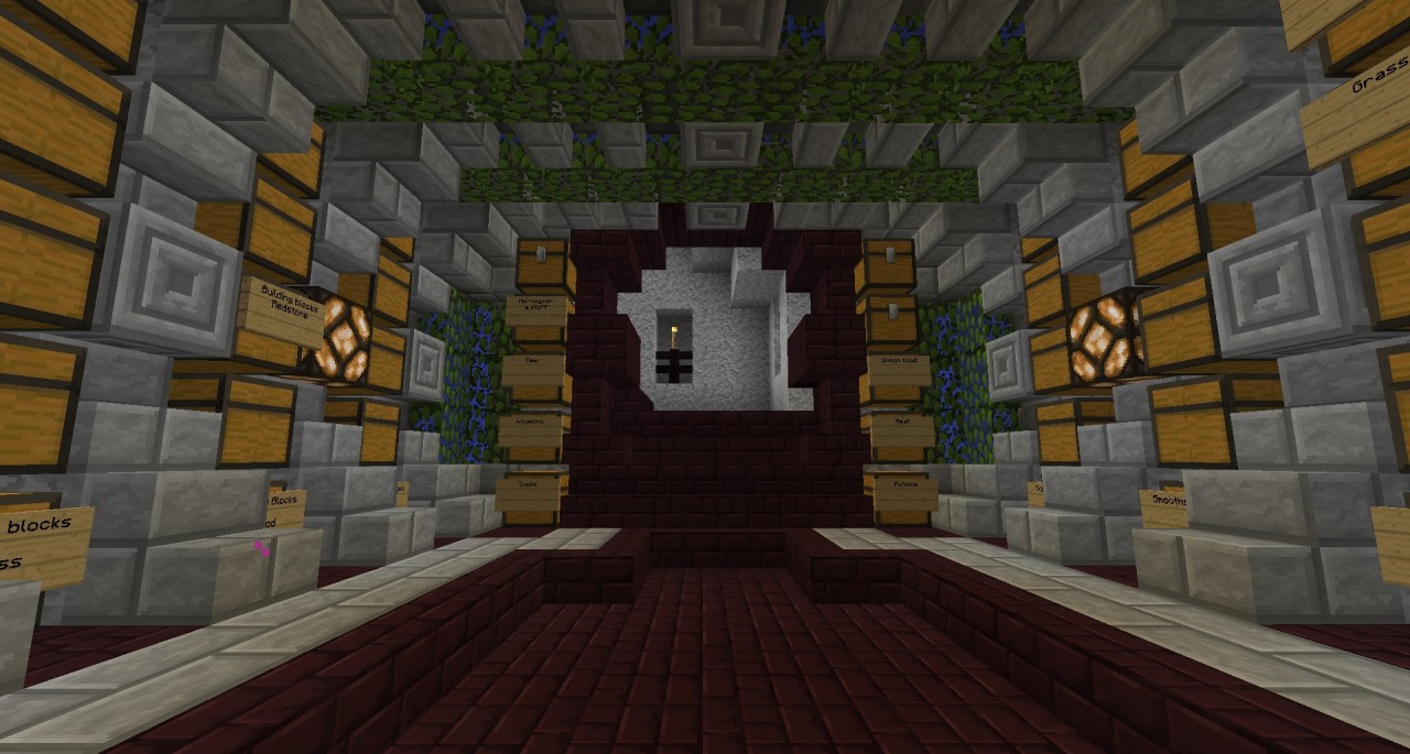 Storage room design Minecraft Map