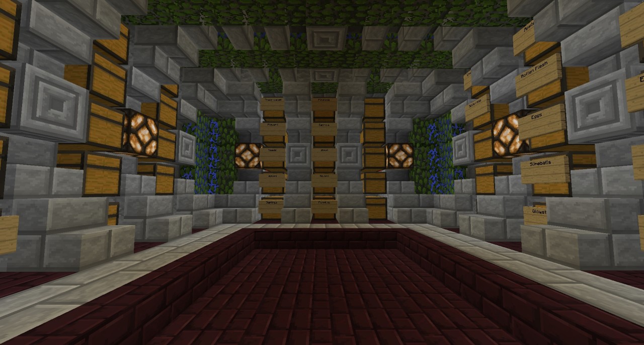 Storage room design Minecraft Map