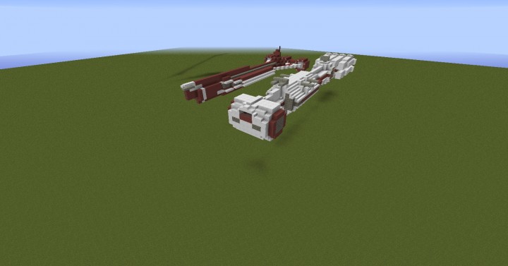 1:2 scale Tantive iv and Republic cruiser Minecraft Map