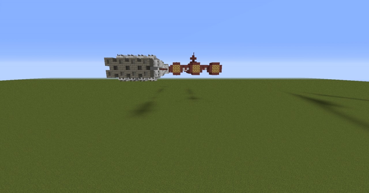 1:2 scale Tantive iv and Republic cruiser Minecraft Map