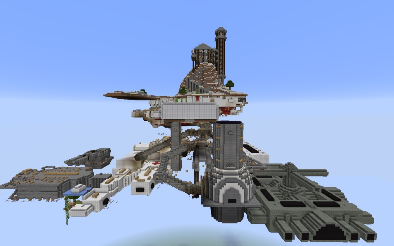 200 Sub Special! - Massive Aeronautical Mega Mansion! Minecraft Map