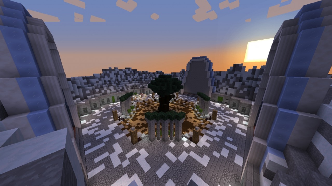 3 Portal Server Hub Minecraft Map