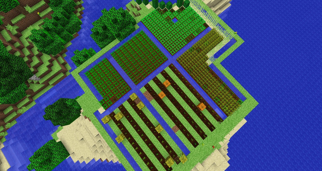 Large Farm Minecraft Map
