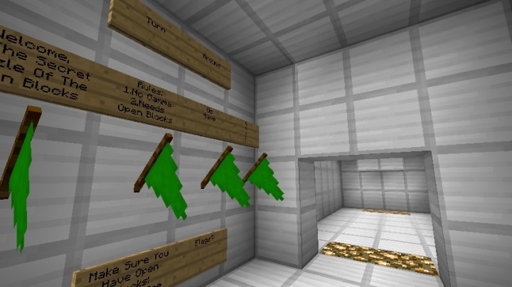 OpenBlocks Puzzle Minecraft Map