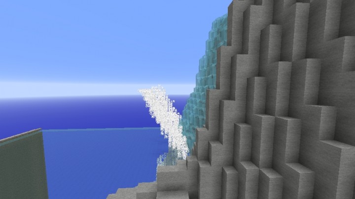 Mountain Water Reflection Minecraft Map