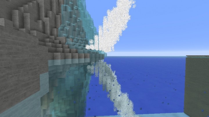 Mountain Water Reflection Minecraft Map