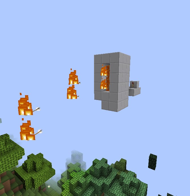 REDSTONE #4 the arrow cannon Minecraft Map