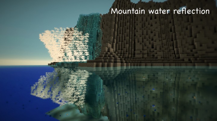Mountain Water Reflection Minecraft Map