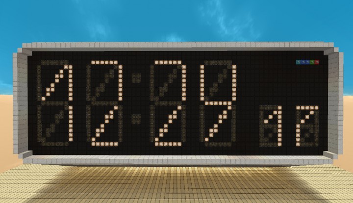 24hr Redstone Clock Minecraft Map