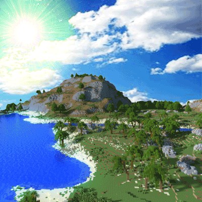 2k x 1k (Custom Terrain - WorldPainter Map) Minecraft Map