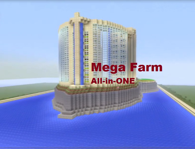 Mega Farm All In ONE Minecraft Map