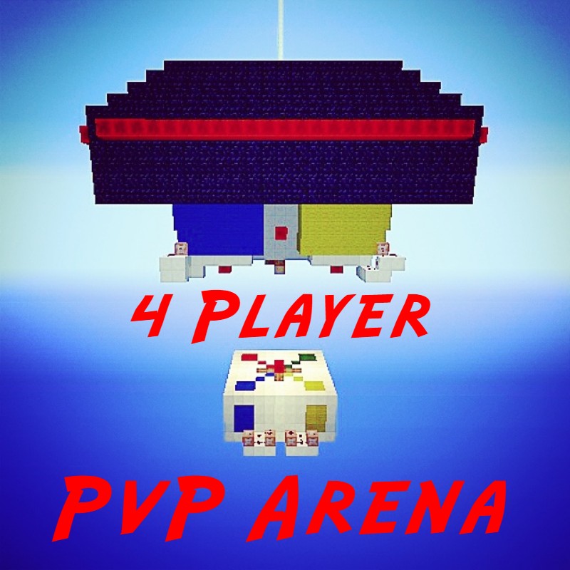 4 Player Battle Arena Minecraft Map