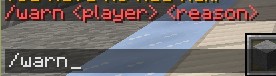 Warn Minecraft Mod
