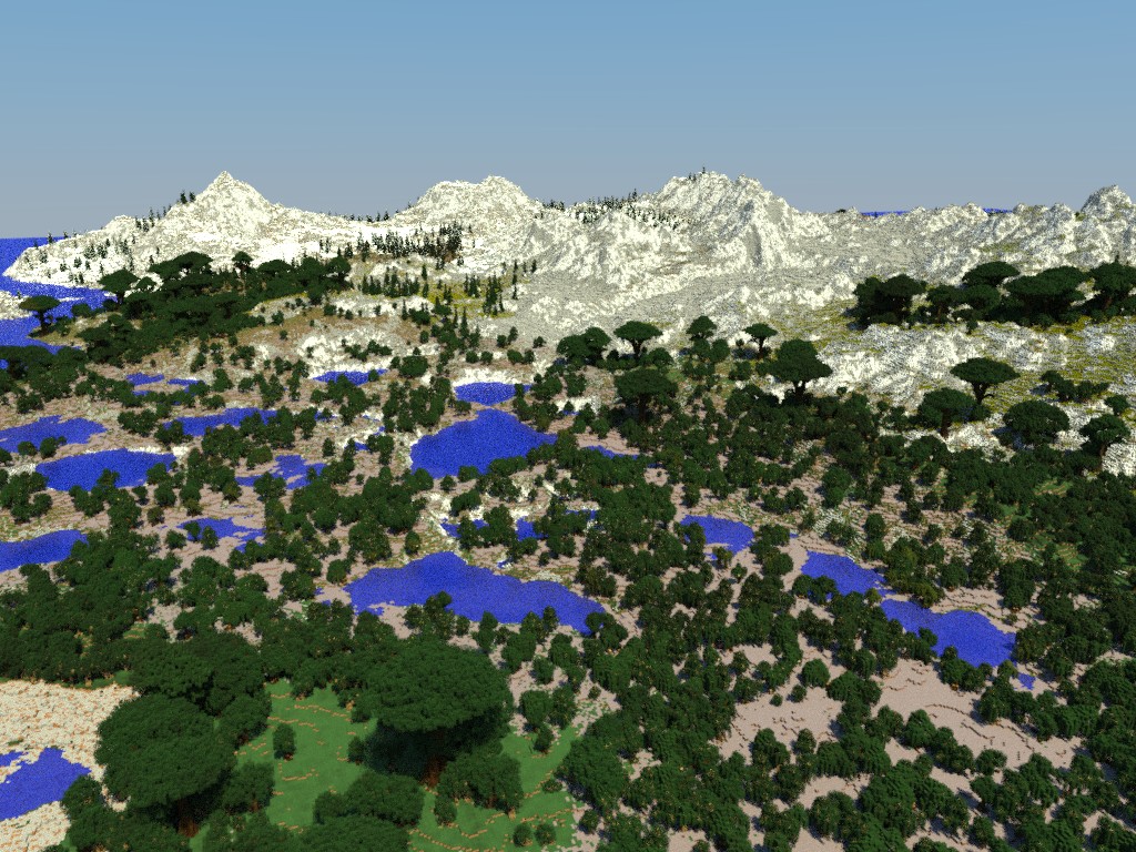 Flora 3200x3200 RP Map Minecraft Map
