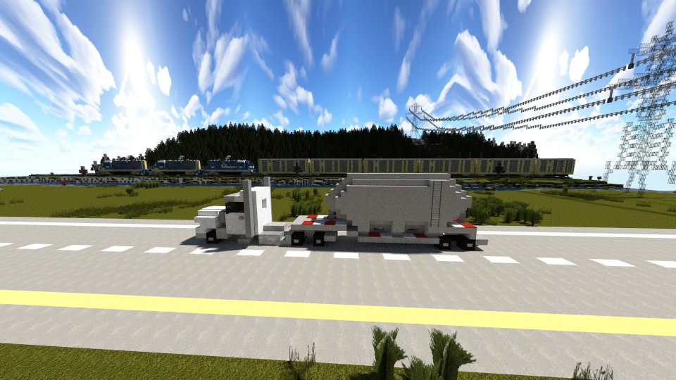 [Minecraft Vehicles] Bulk Tanker Minecraft Map