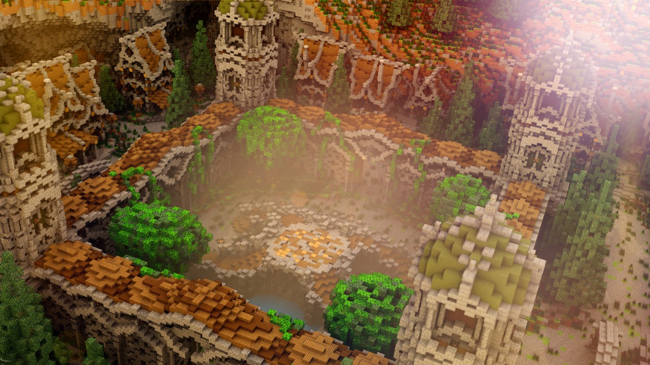 The Camp - Spawn - HyberCraft Minecraft Map