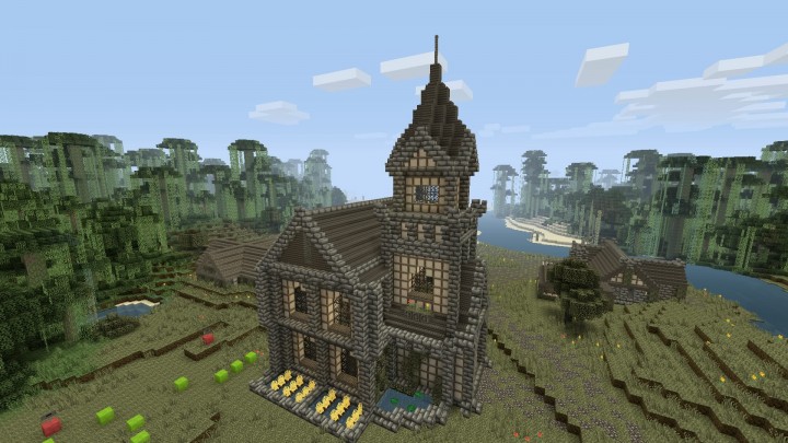 Medieval Town Hall Minecraft Map