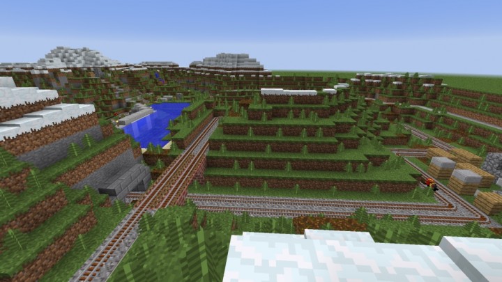 Minecraft Model Railroad Minecraft Map