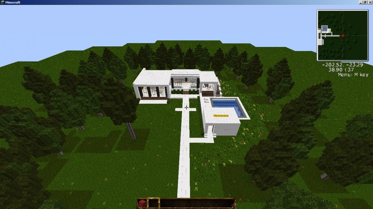 Modern House Minecraft Map