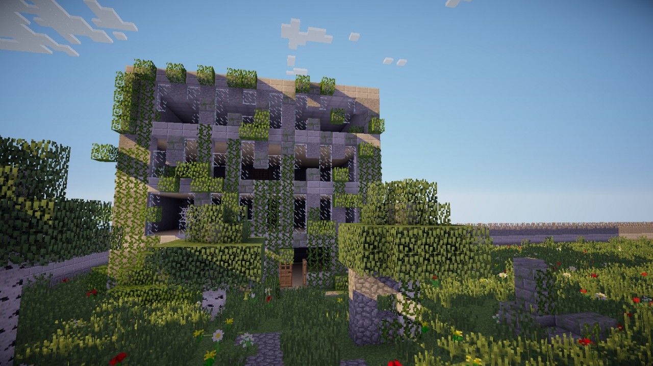 Apocalypse Village - minigame deathmatch - epic build Minecraft Map