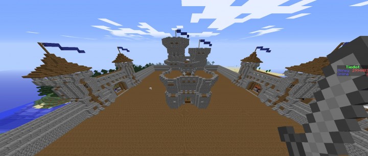 Faction spawn build by hand no creative Minecraft Map