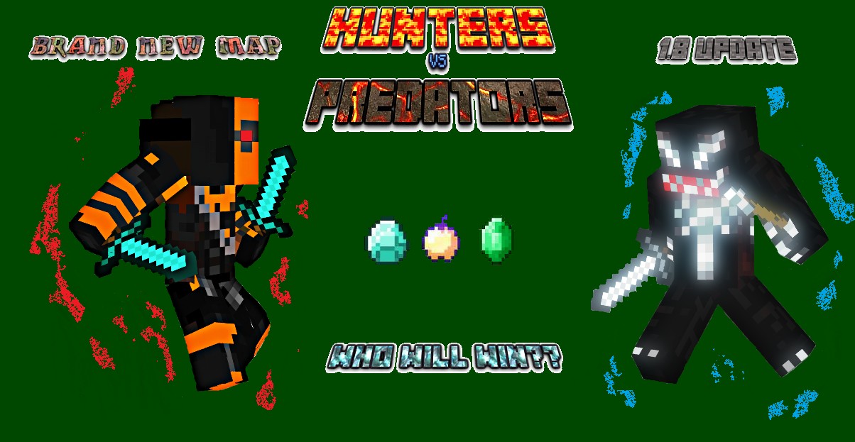 Hunters VS Predators V2 Minecraft Map