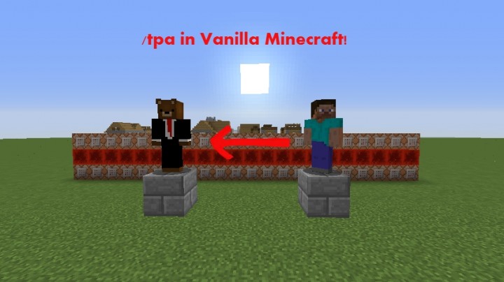 /tpa Command in Vanilla Minecraft! Minecraft Project