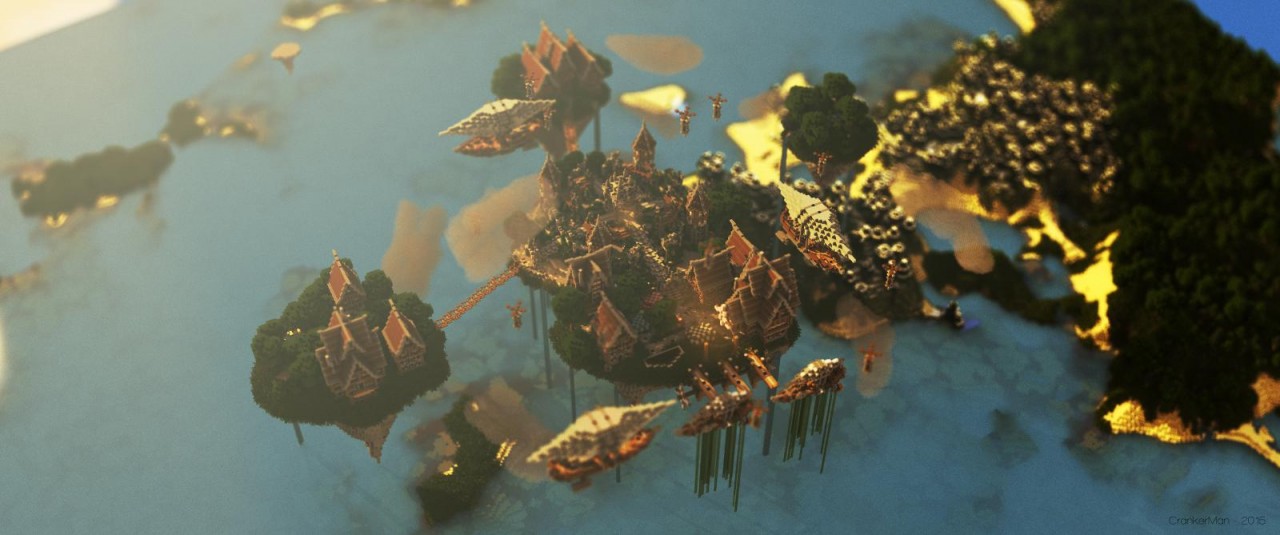 Steampunk Server Spawn Minecraft Map
