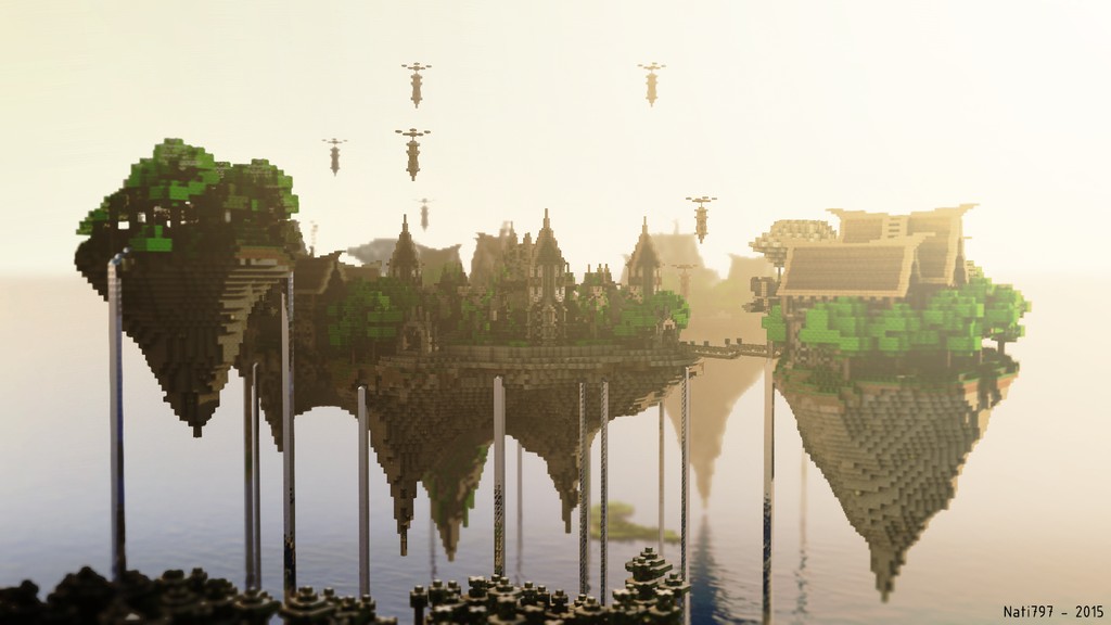 Steampunk Server Spawn Minecraft Map