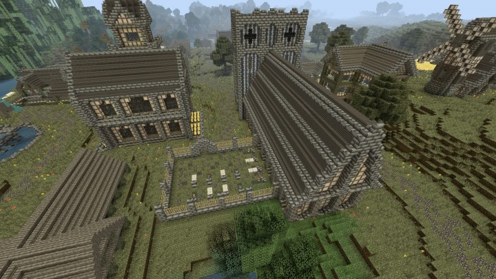 Medieval Town Minecraft Map