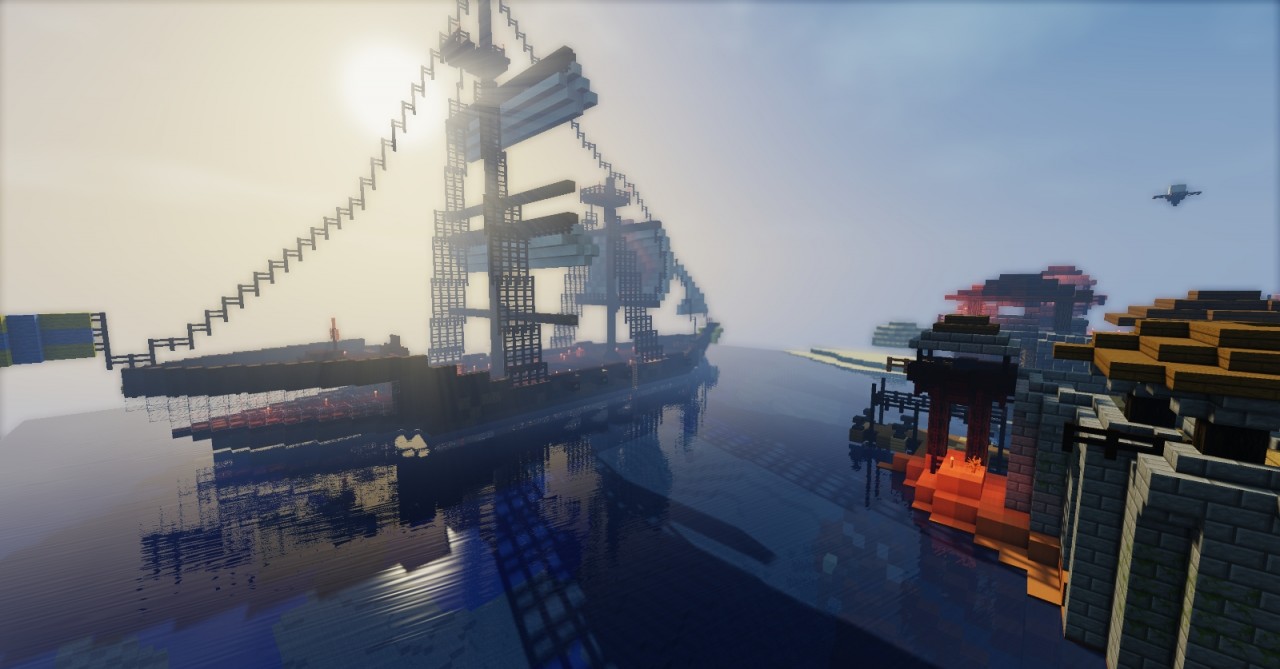 Ilvepras ,the steampunk dock Minecraft Map