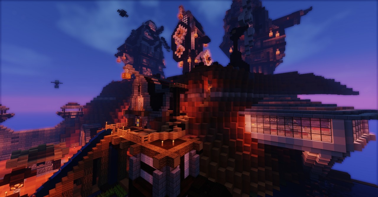 Ilvepras ,the steampunk dock Minecraft Map