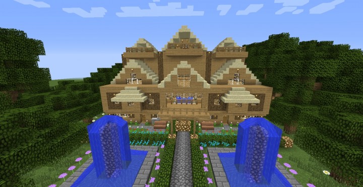Forest Mansion Minecraft Map