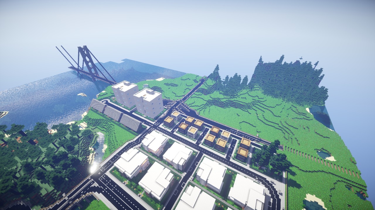 Roads in Minecraft Minecraft Map