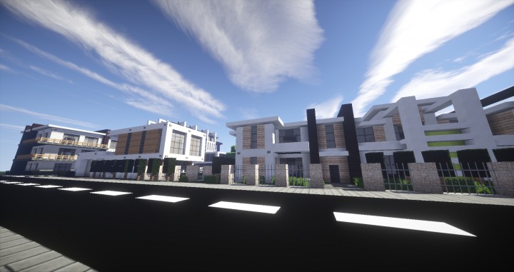 Modern street Minecraft Map