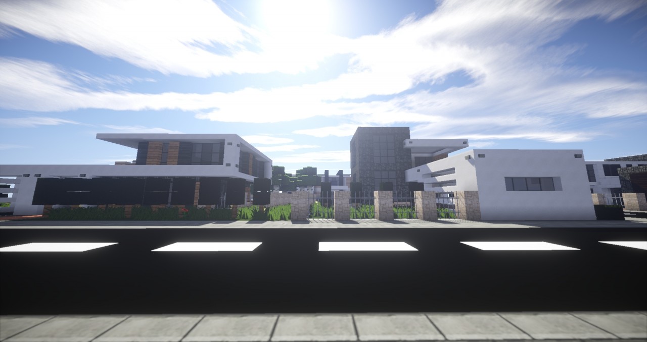 Modern street Minecraft Map