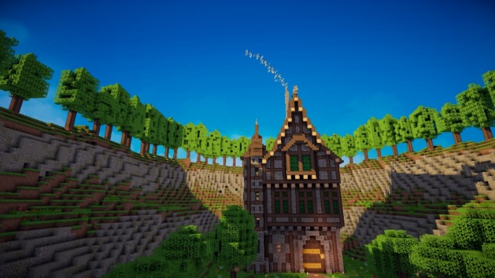 Mysterious Medieval Mansion Minecraft Map
