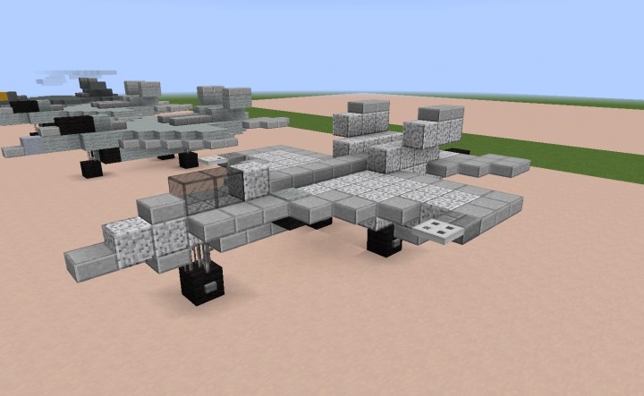 F/A-18E/F Super Hornet US Navy 1:1 Scale Minecraft Map