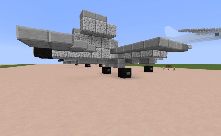 F/A-18E/F Super Hornet US Navy 1:1 Scale Minecraft Map