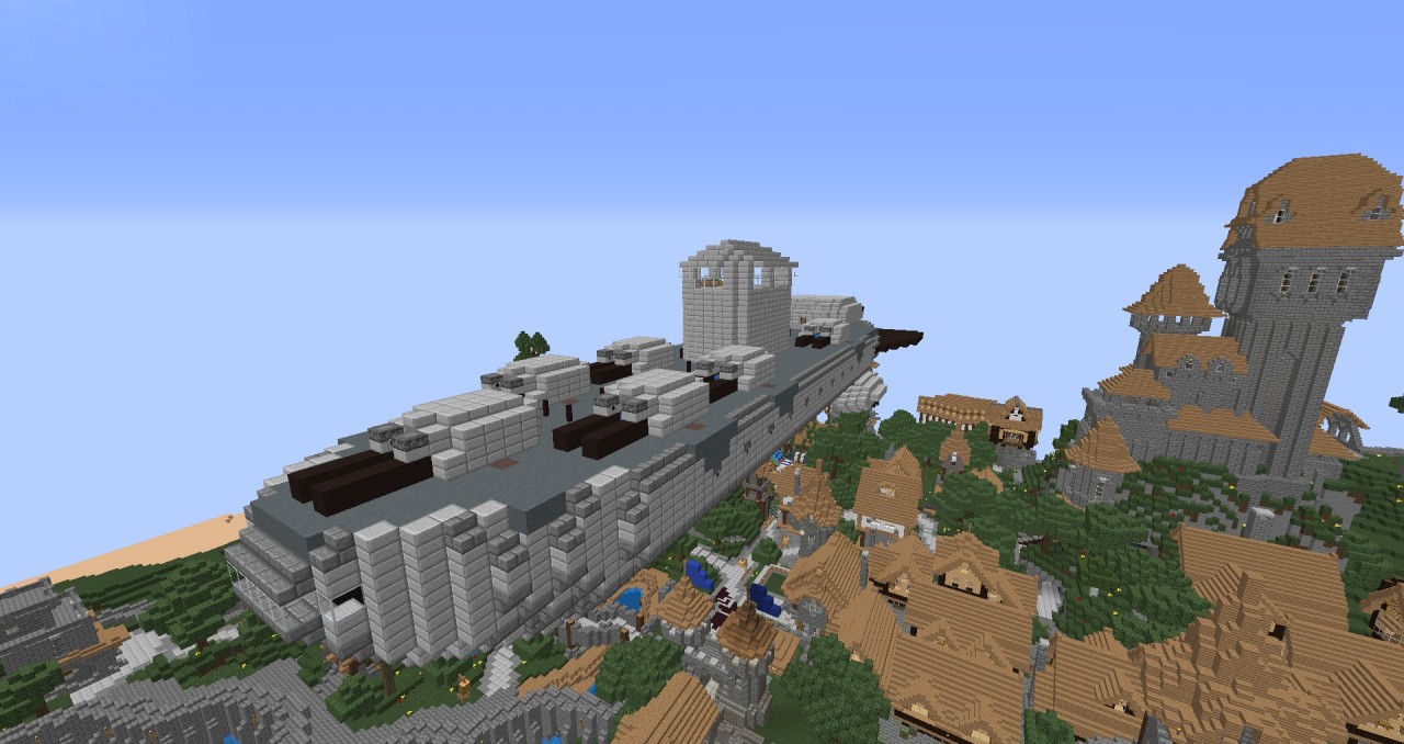 Navy Battleship mkII Minecraft Map