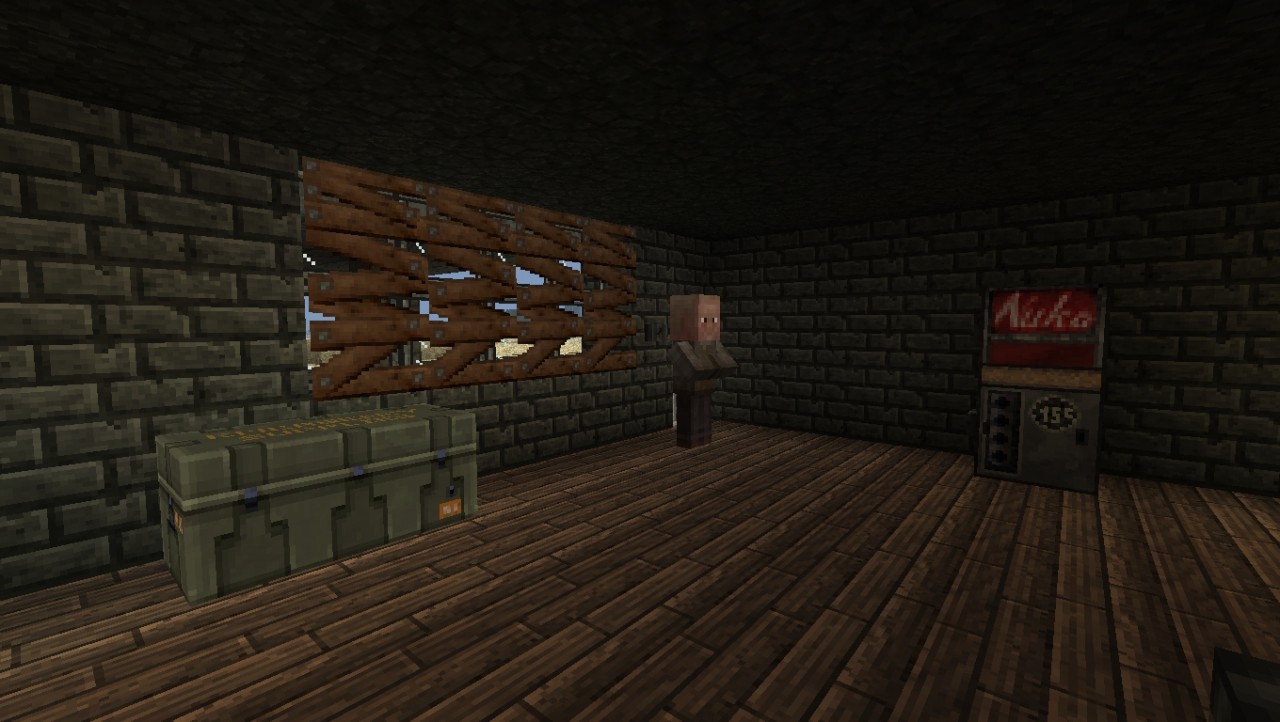 Post Apocalypyic Wasteland (Fallout Modpack) Minecraft Map