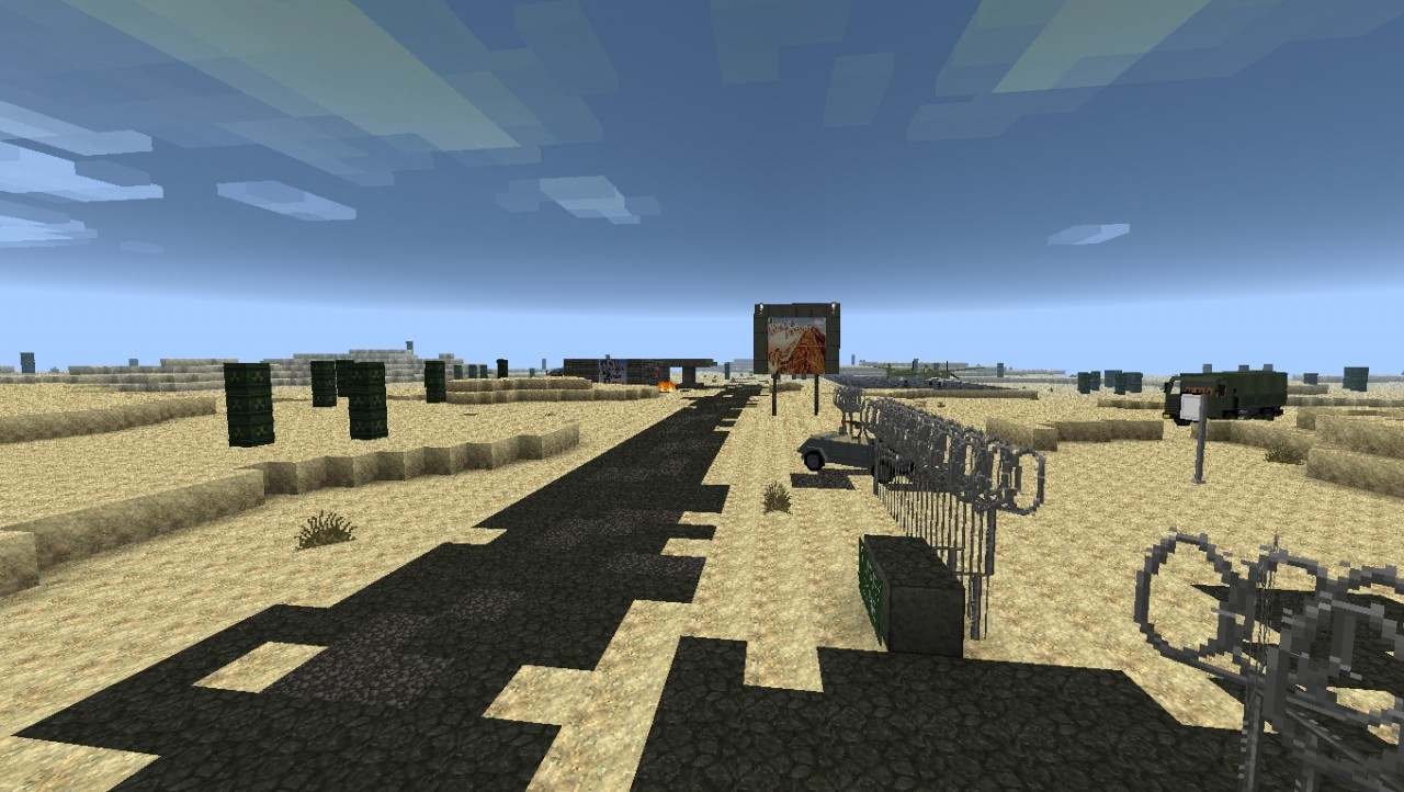 Post Apocalypyic Wasteland (Fallout Modpack) Minecraft Map