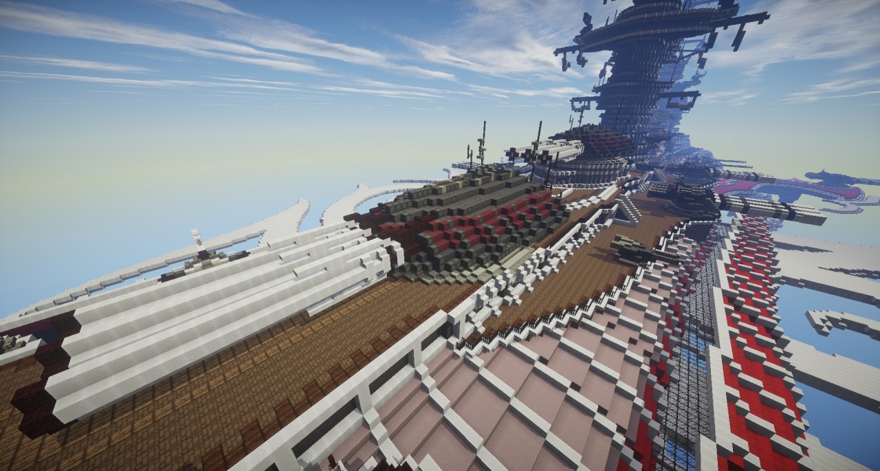 Valkyrie Class Battleships Minecraft Map