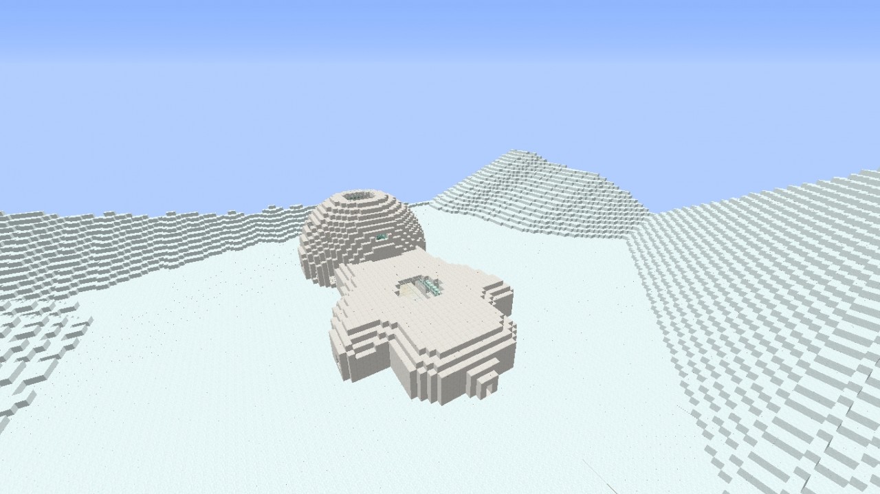 Laboratory on the snow Minecraft Map