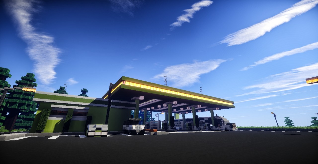Gas station Minecraft Map