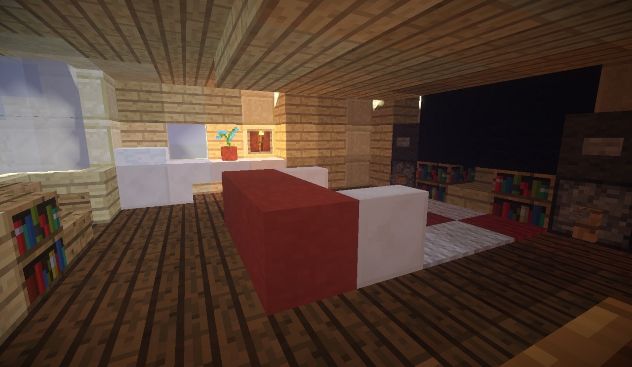 Modern Sandstone House Minecraft Map
