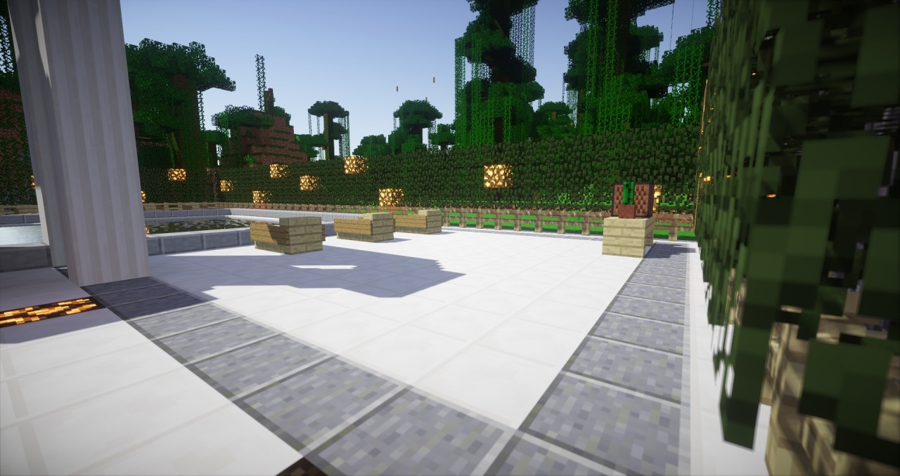 pool whit divingboard Minecraft Map