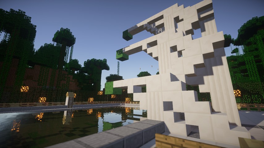 pool whit divingboard Minecraft Map