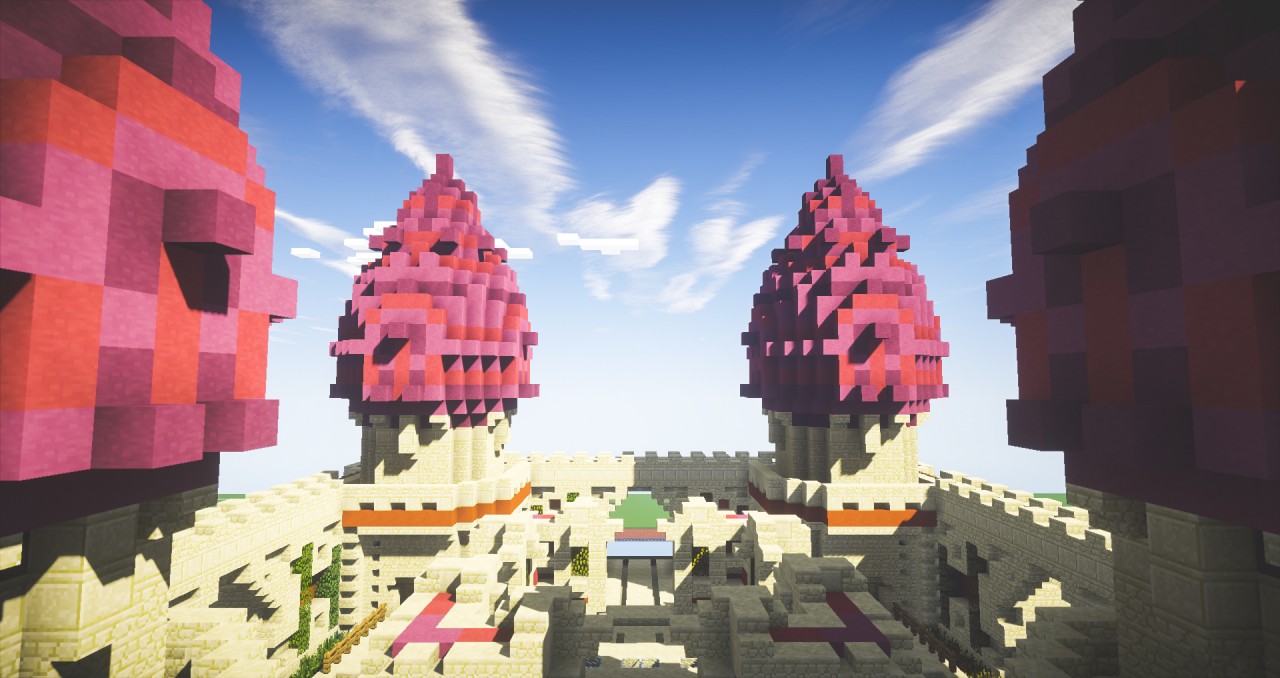 Manoreign // 50x50 Spawn Build Minecraft Map